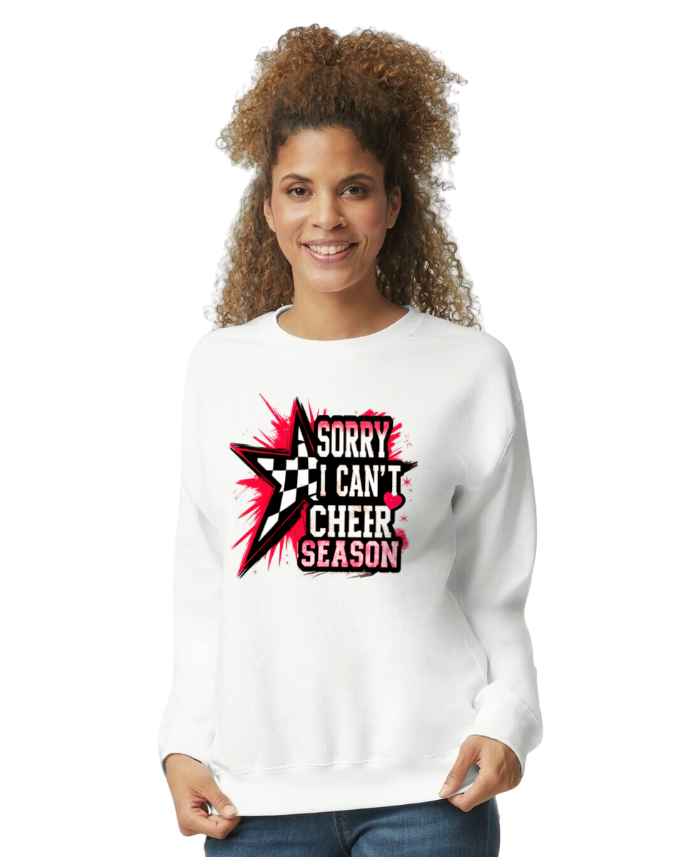 Sorry I Can't...Cheer Season shirt – Cheeky Chic Customs